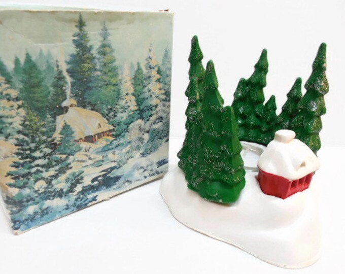 Avon Winter Wonderland Bayberry Fragrance Candle Decoration in Original ...