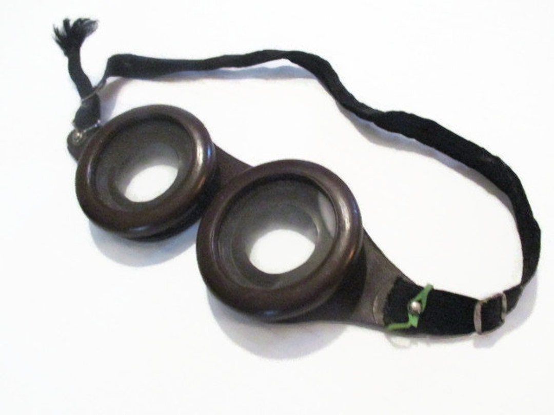 Vintage Gas Welder Military Rubber Goggles, Cover's Fog-proof Shake and ...