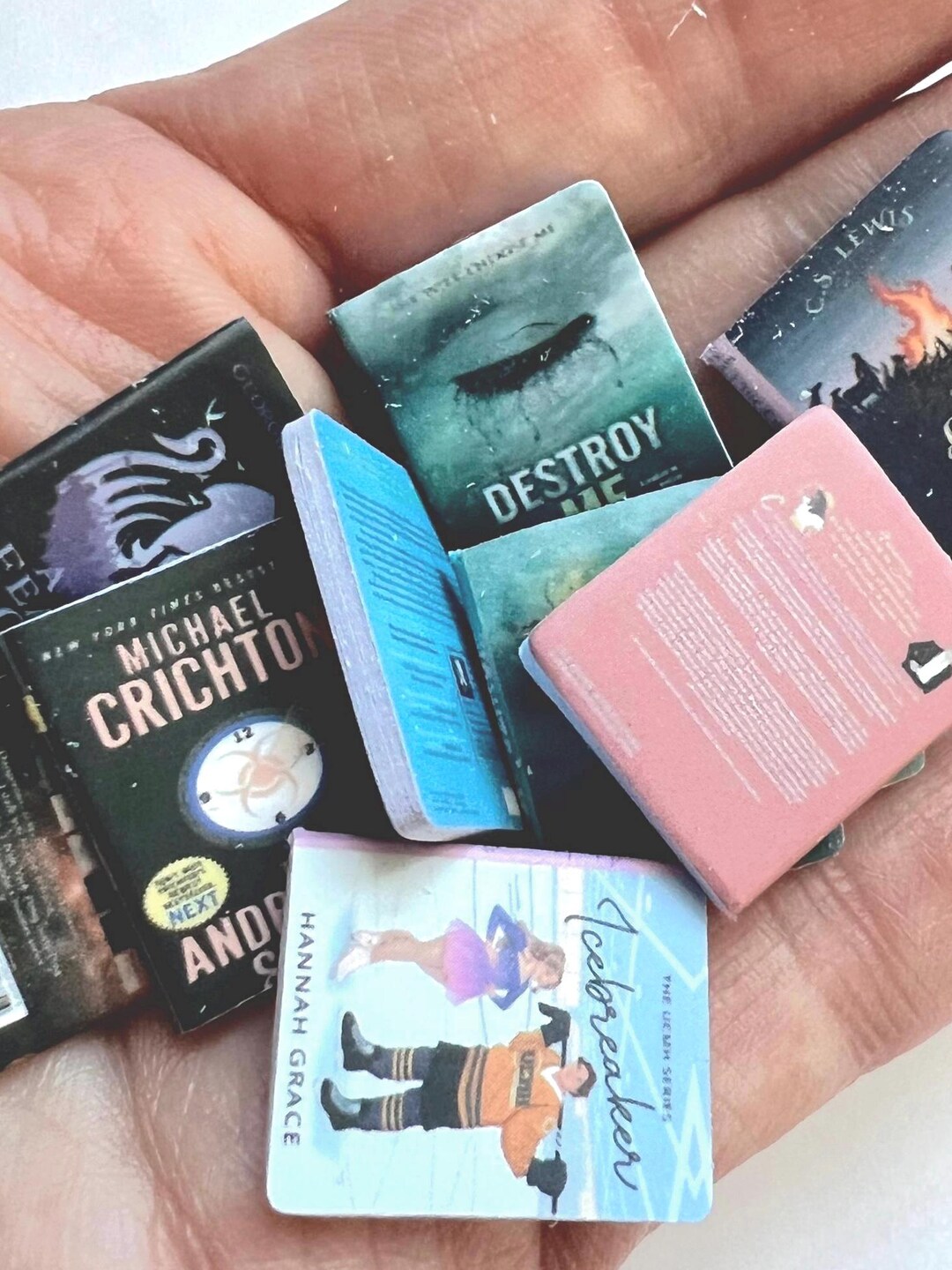 Mini Book Paper Pages Opens (paper) 10 Piece Set - Etsy