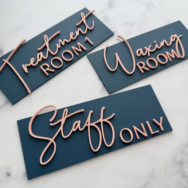 Custom Salon Sign, Door Signs, Esthetic Beauty Room, Lash and Nail Room ...