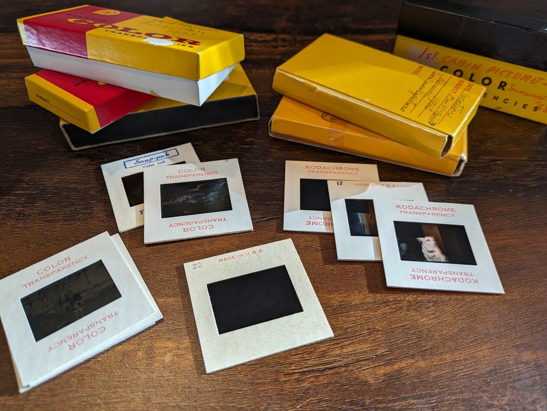 35mm Projector Slides X6 Boxes With 122 Slides Total; Dated 1961-1973 ...