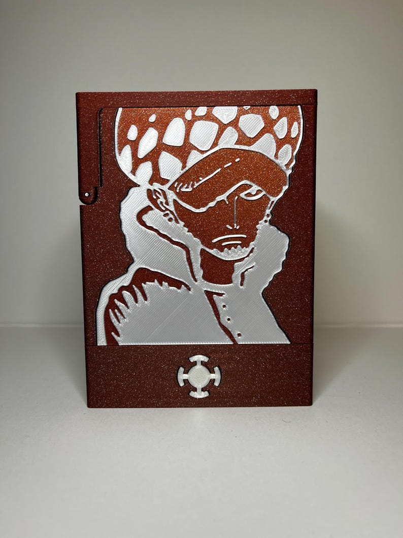 One Piece Deck Box | OP14 Red Law Leader | OPTCG | 3D Printed | Fits a ...