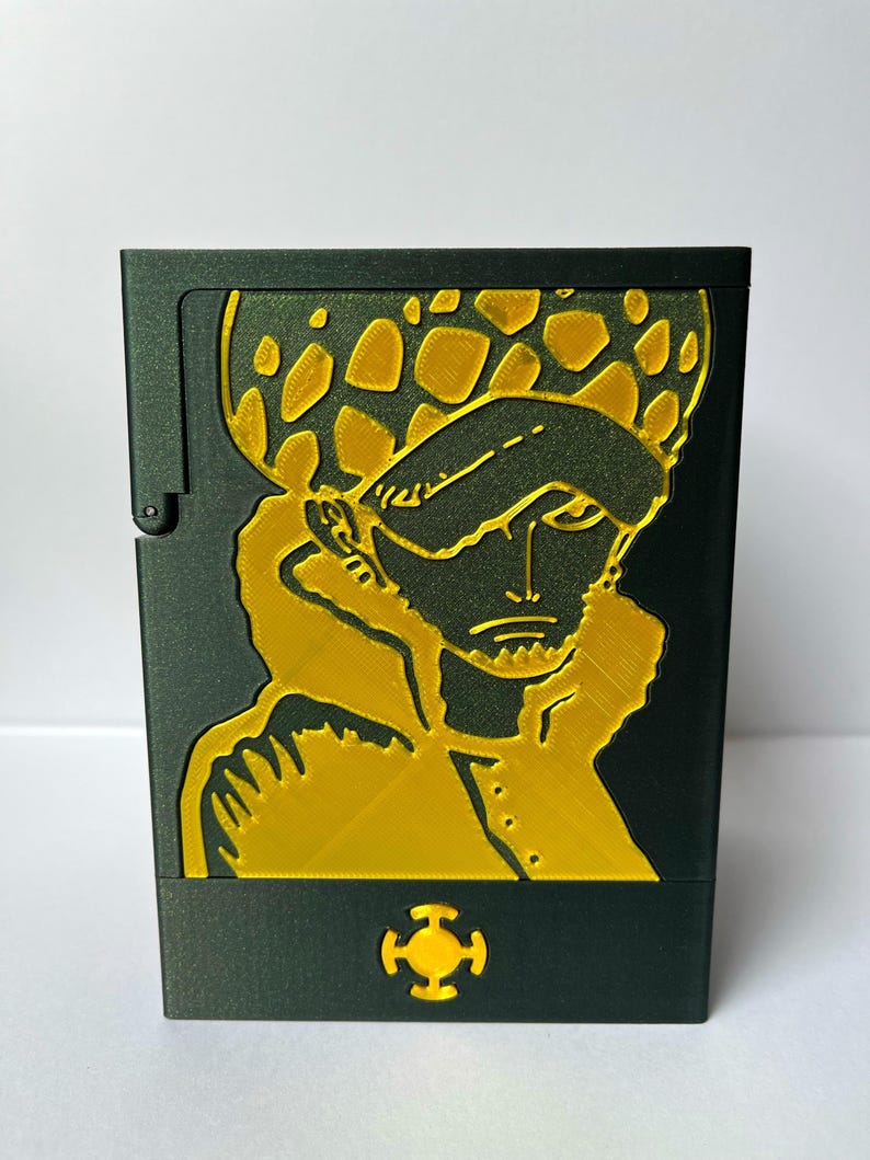 One Piece Deck Box | GY Trafalgar Law Leader | OPTCG | 3D Printed ...
