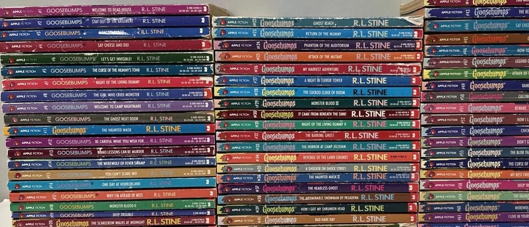 65 Goosebumps Complete Original 1-62 Set - Etsy