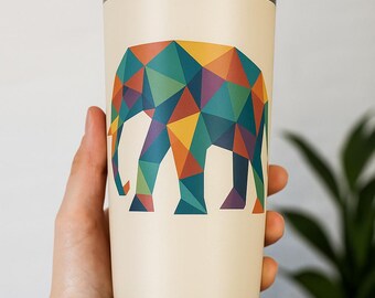 Geometric Elephant Design - Etsy