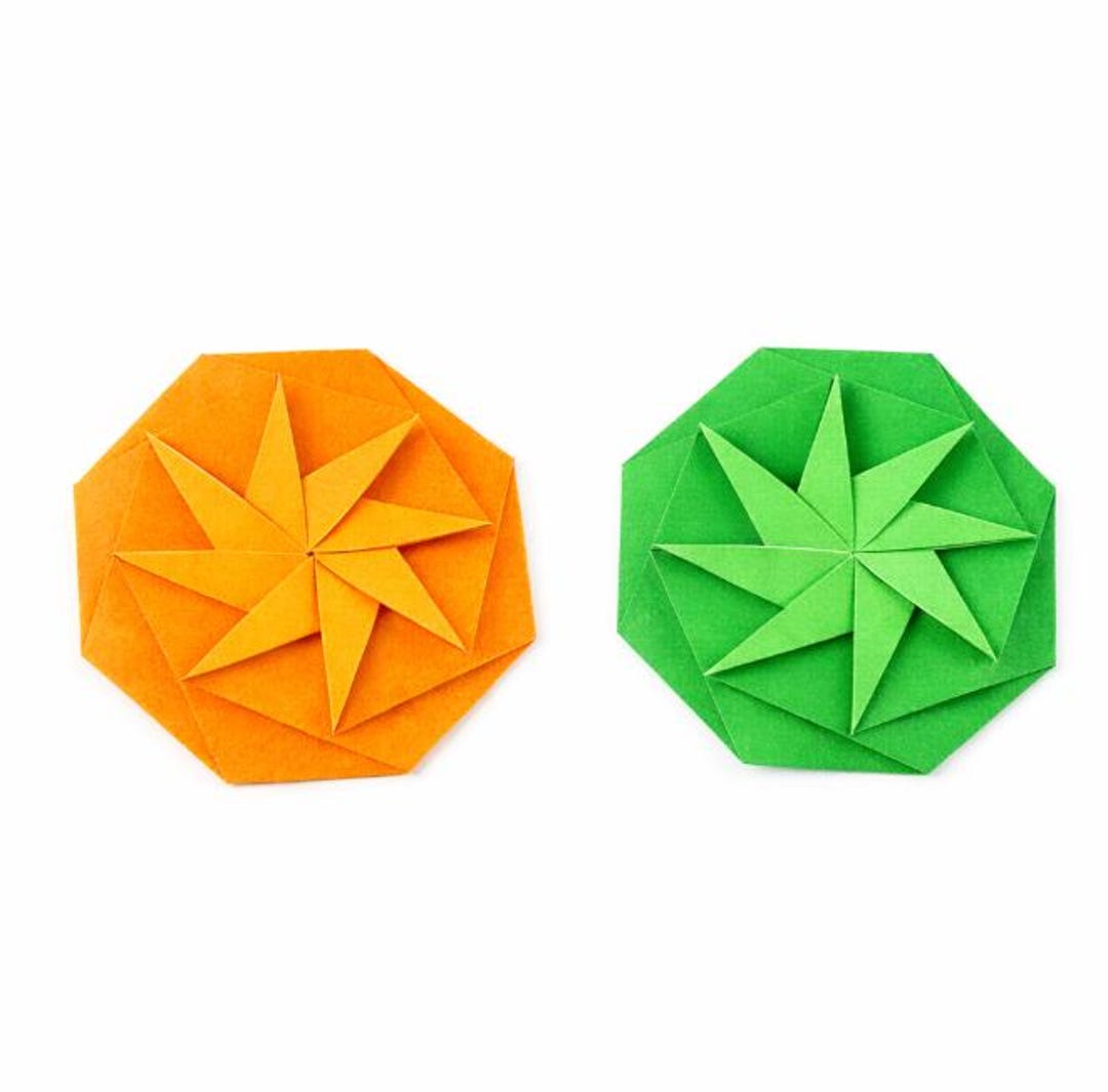 Tato Pouch Octagon Origami | Traditional Hand-folded Origami Flower ...
