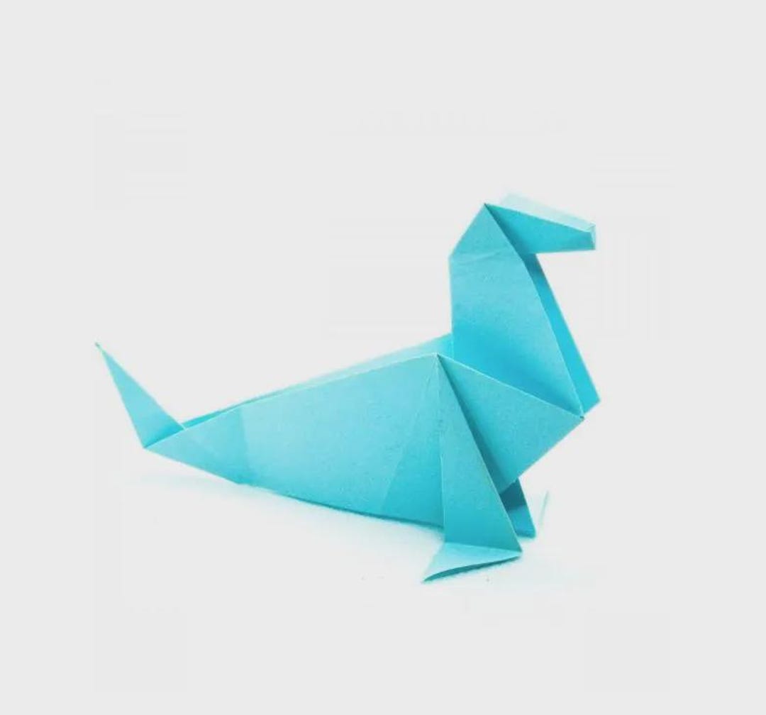 Seal Origami | Traditional Hand-folded Origami Fish | Handmade Paper ...