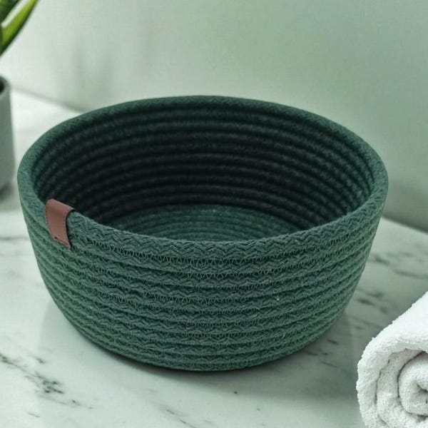 Round Basket Rope Fabric - Etsy