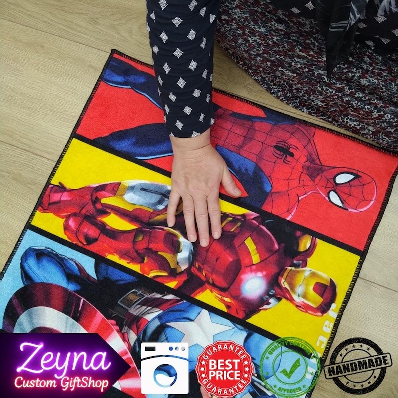 World Map Rug, Vintage Travel Themed Carpet, Educational Kids Room Mat ...