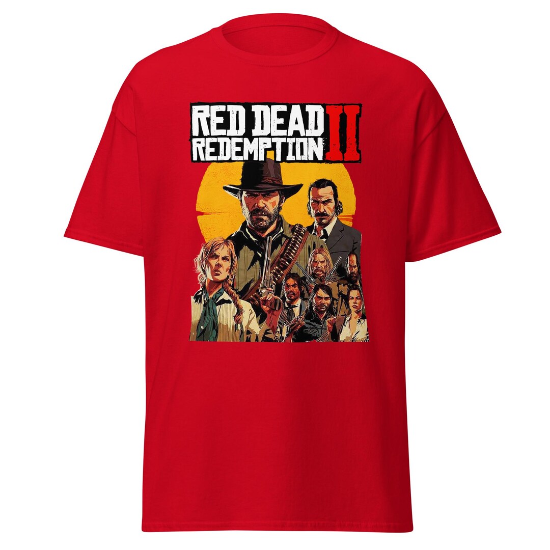 Red Dead Redemption 2 T-shirt | RDR2 Graphic Tee | RDR2 Western Shirt ...