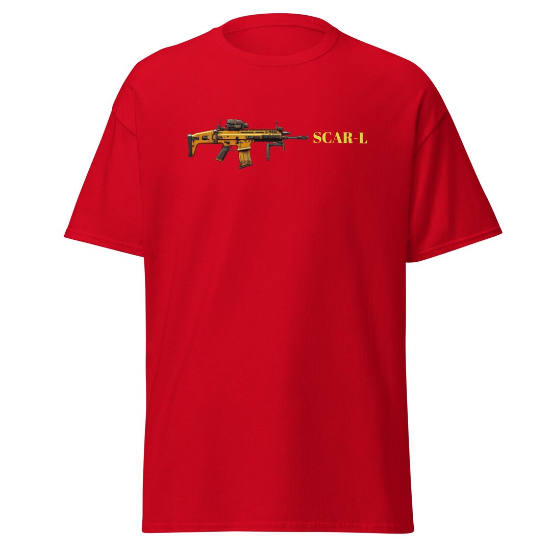 SCAR-L Assault Rifle Graphic Tee – Illustration SCAR-L T-shirt - Etsy