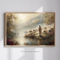 Jesus Chasing Lost Sheep - Matthew 18:12 Parable of the Lost Sheep ...