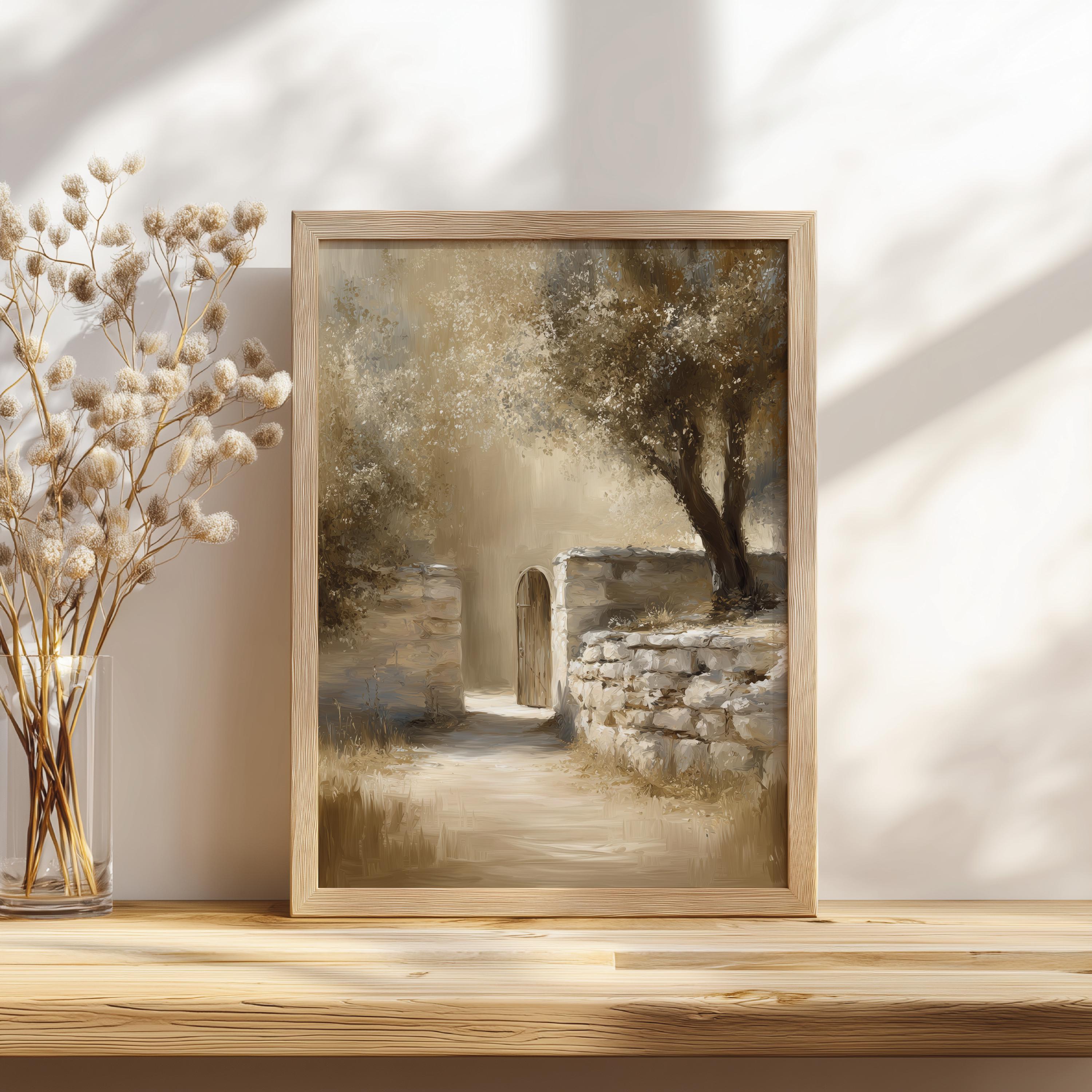 The Narrow Gate - Christian Wall Art, Oil Painting Faith Art, the ...