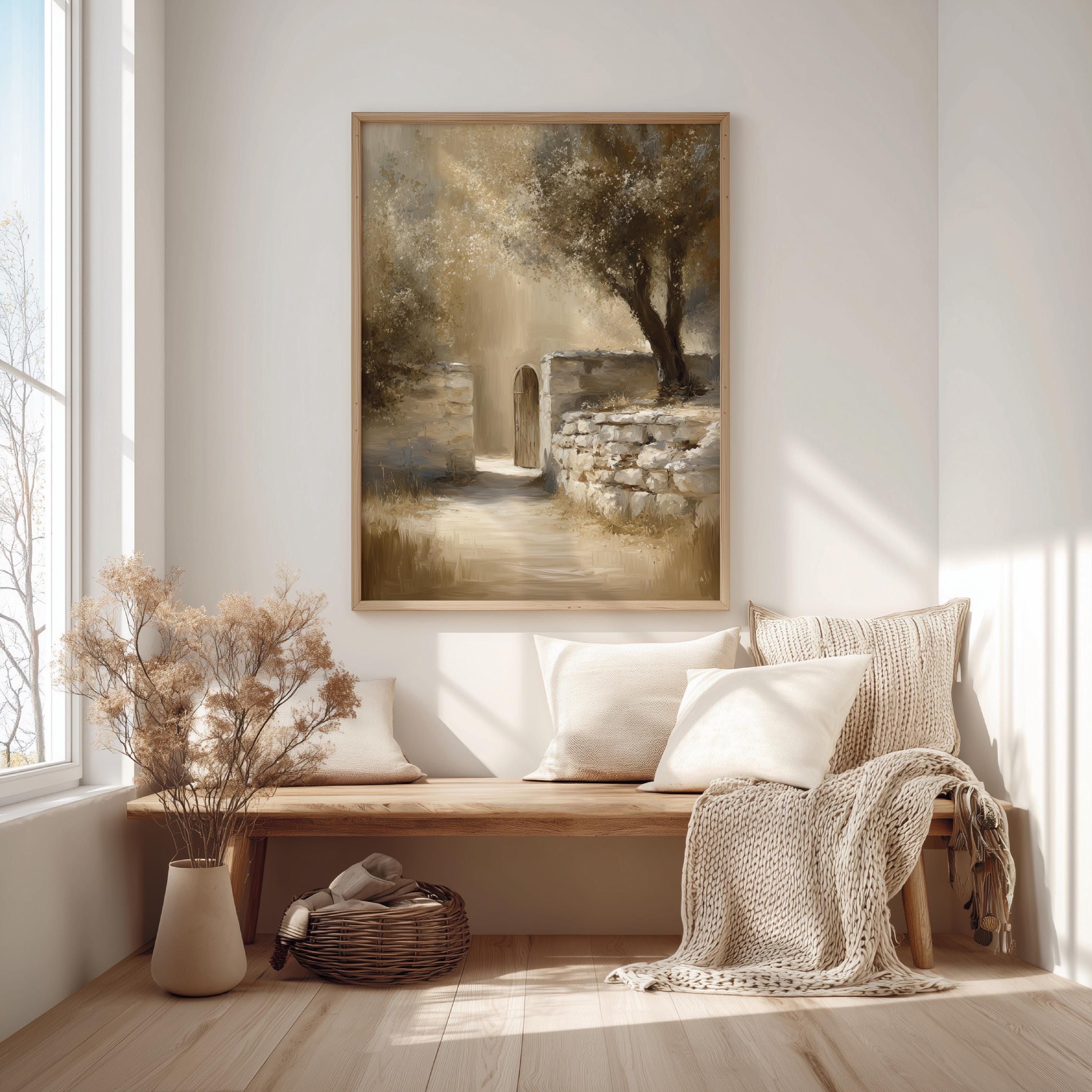 The Narrow Gate - Christian Wall Art, Oil Painting Faith Art, the ...