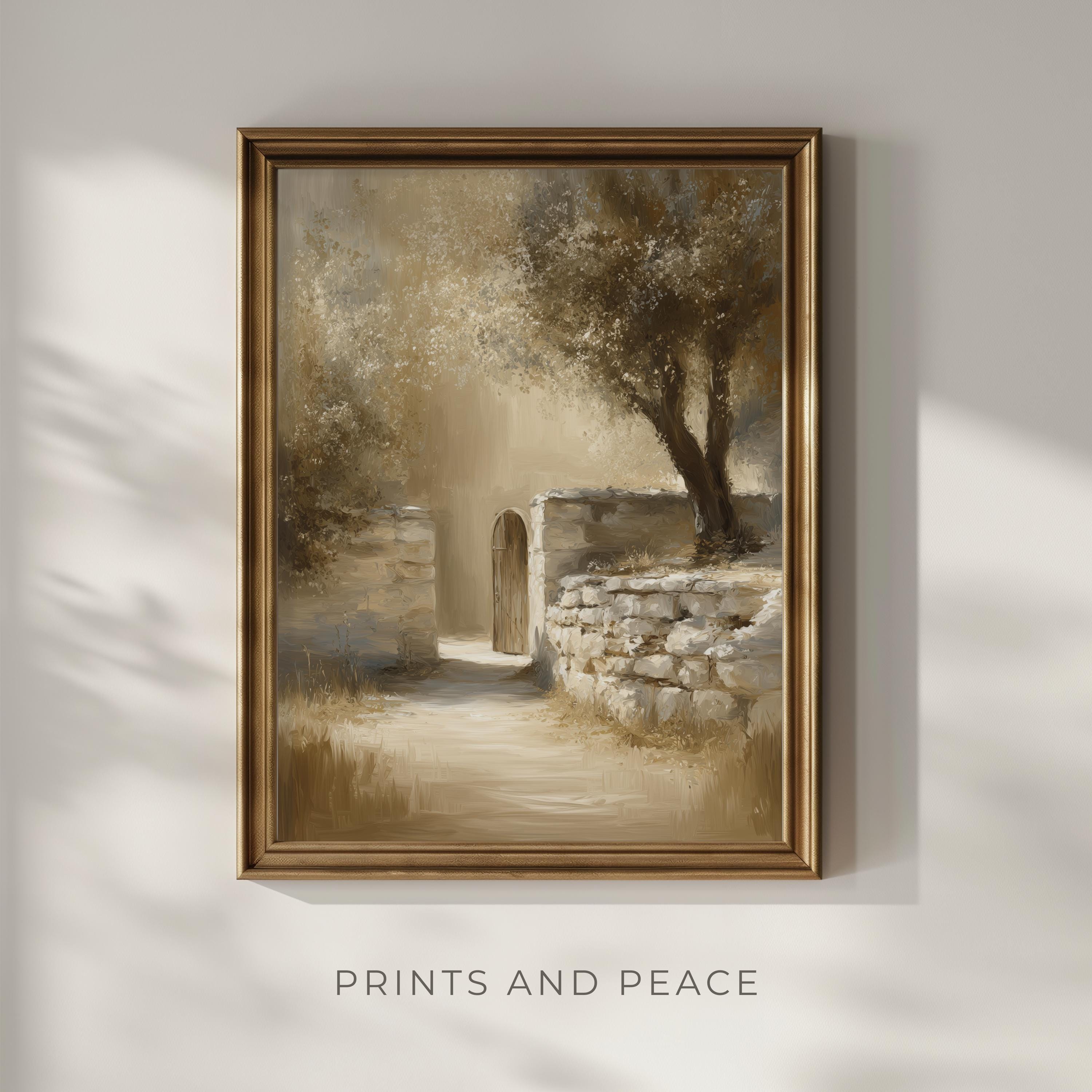 The Narrow Gate - Christian Wall Art, Oil Painting Faith Art, the ...