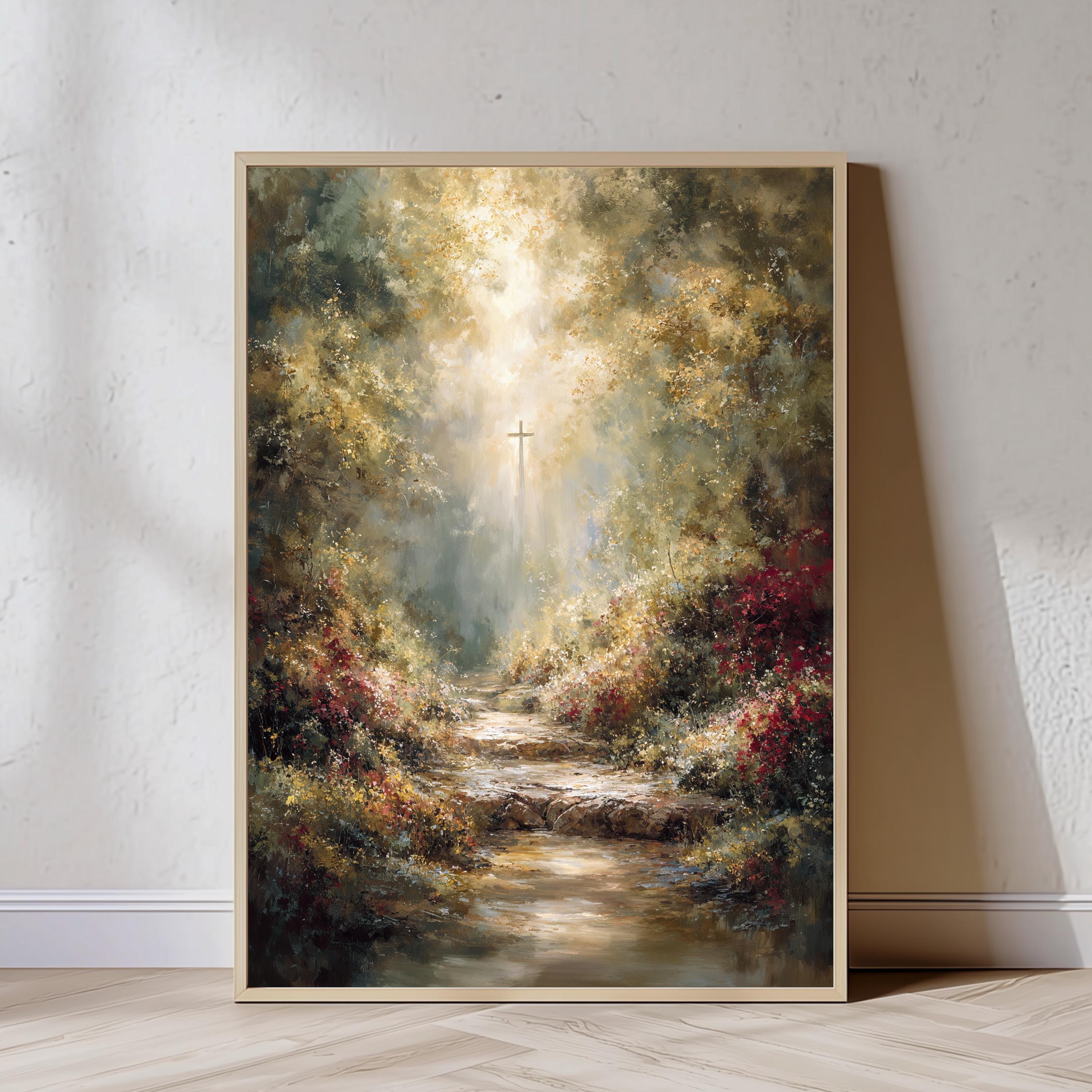 The Way of Faith – Journey to the Cross Christian Artwork, Spiritual ...