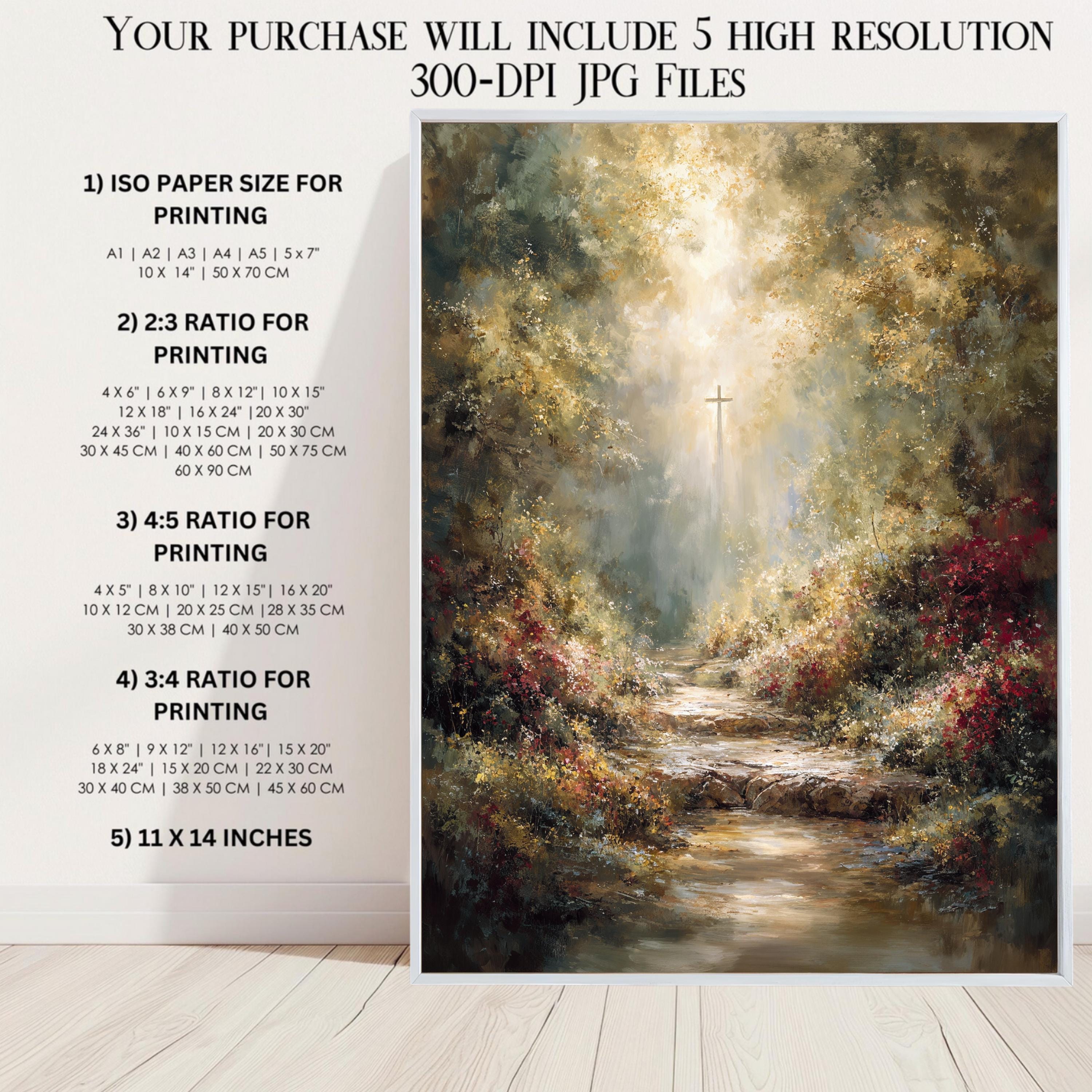 The Way of Faith – Journey to the Cross Christian Artwork, Spiritual ...