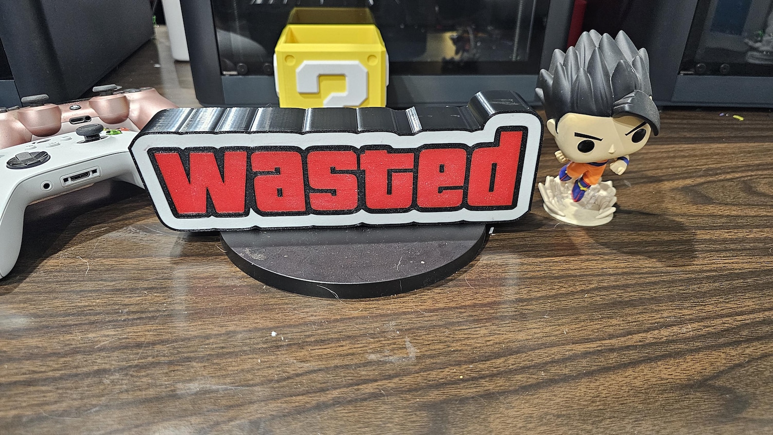 GTA 5 “wasted” Sign | 3D Printed Gamer Wall Art | Grand Theft Auto V ...