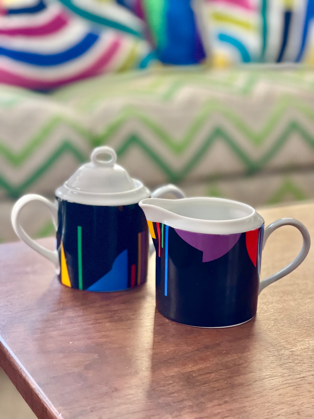 Jack Prince Tuscany Collection Japan Trylon Creamer & Sugar Set ...
