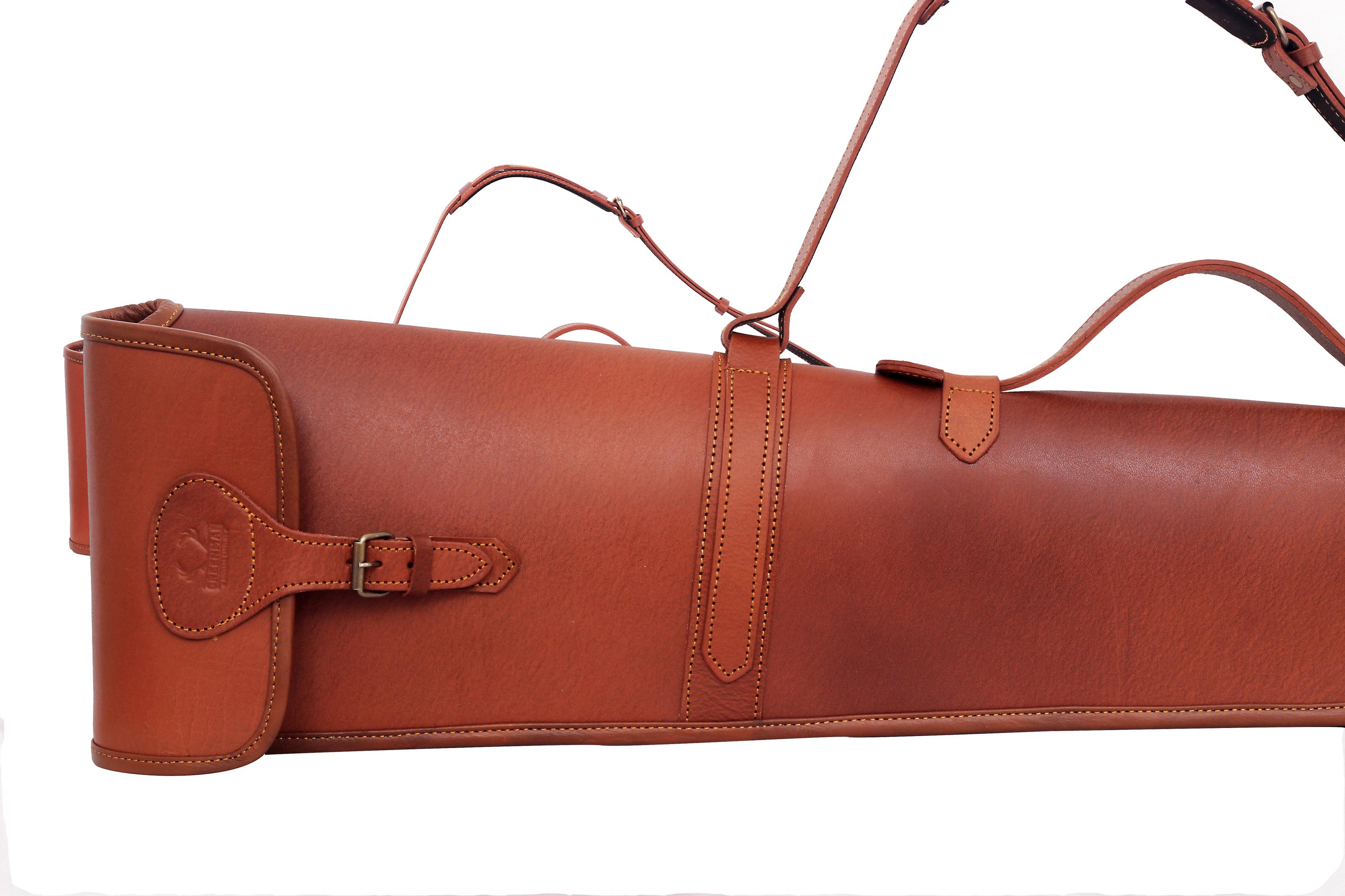 Leather Shotgun Case Riffle Case Gun Cover Scabbard Gun Sling Bag With ...