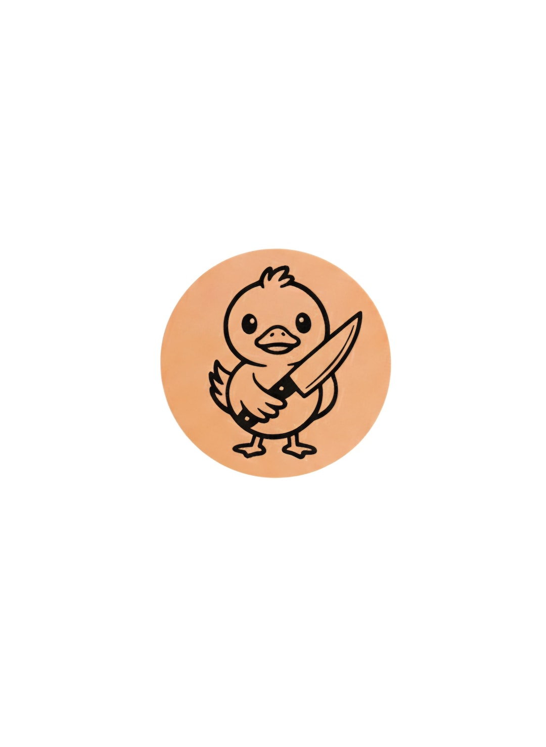 Angry Duck Sticker - Etsy