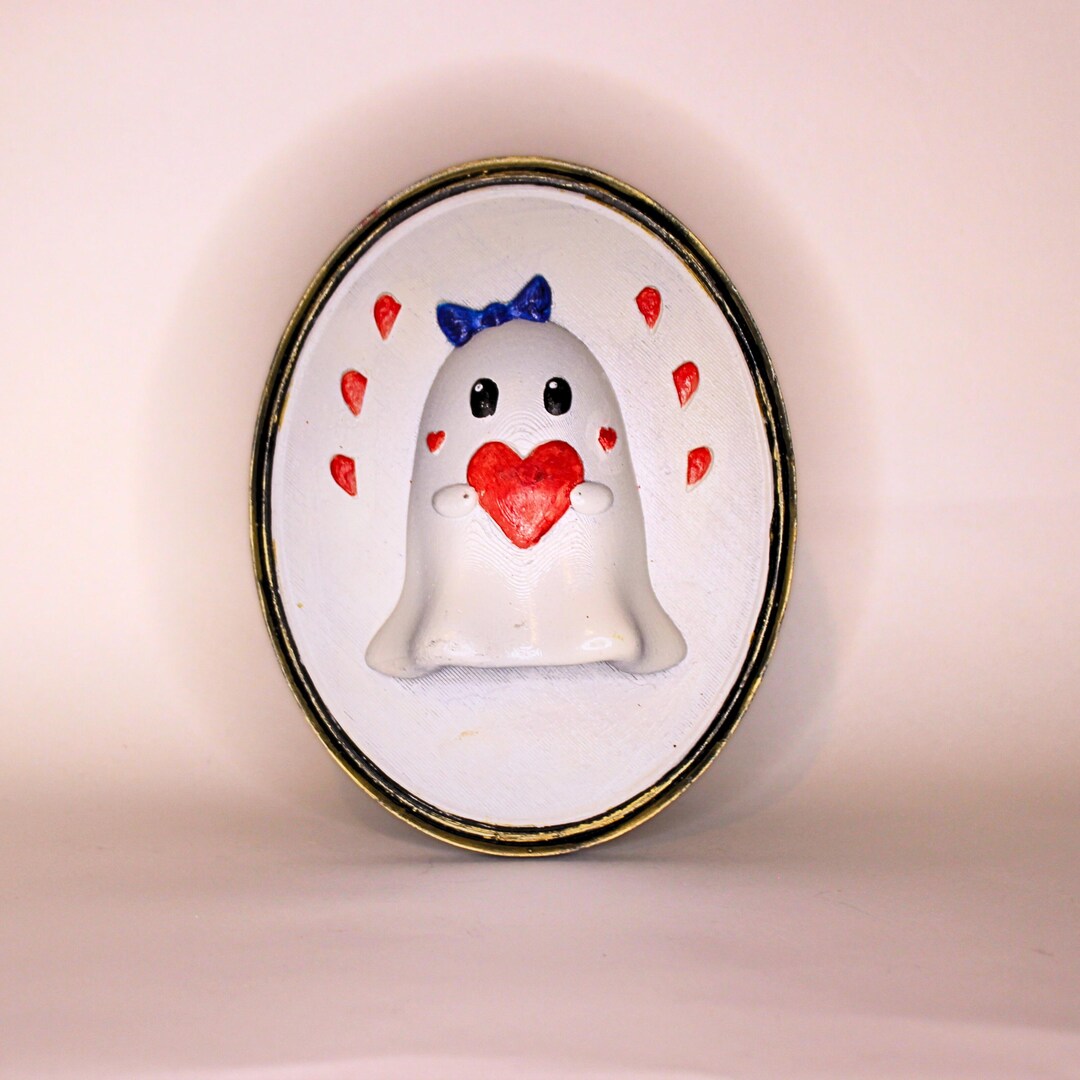 Ghost Wall Plaque, 3D Printed With PLA, Wall Art - Etsy