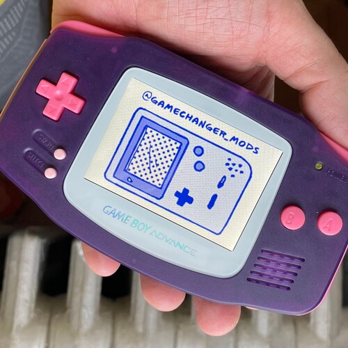Custom MEW IPS Modded Gameboy Advance Backlight With New - Etsy