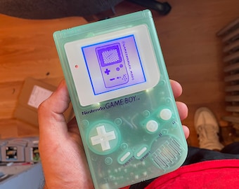 Custom 90s Vaporwave Hypebeast Backlit Gameboy DMG, Modded Bivert ...