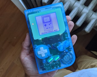 Custom Backlit Gameboy DMG, SLIME Modded Bivert Nintendo Game Boy With ...