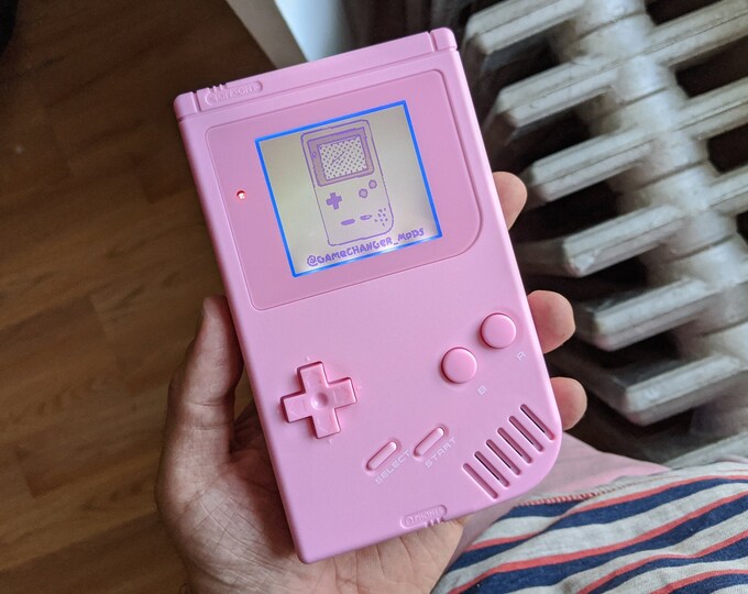 Glow in the Dark! Backlit Gameboy DMG, Modded Bivert Nintendo Game Boy ...