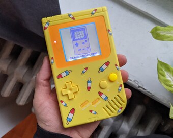 Custom Backlit Gameboy DMG, Modded Bivert Nintendo Game Boy With Glass ...