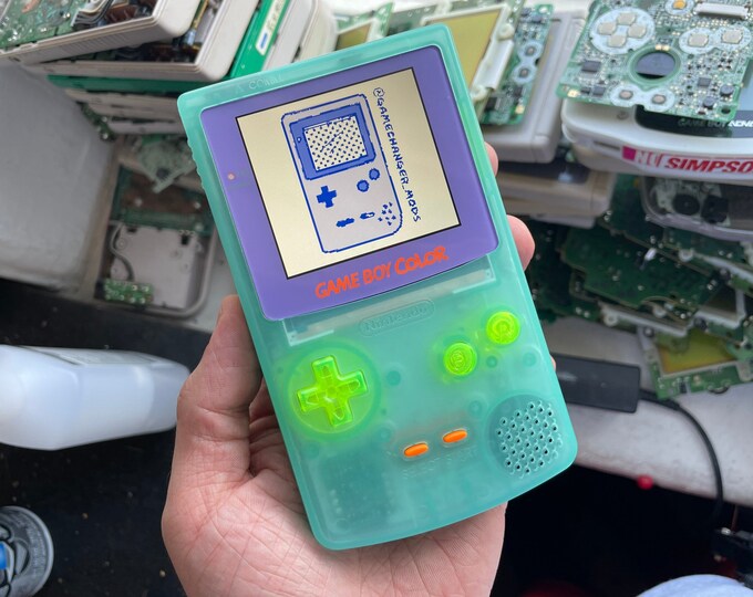 Custom Q5 IPS LED Logo Xl BACKLIT Funnyplaying Nintendo Gameboy Color ...