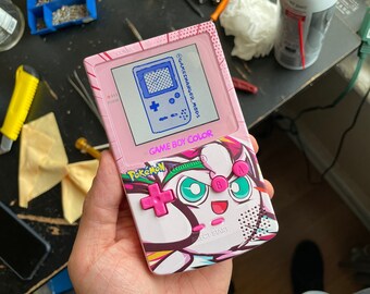 Custom BACKLIT Nintendo Gameboy Color HAUNTER and Free Game! With New ...