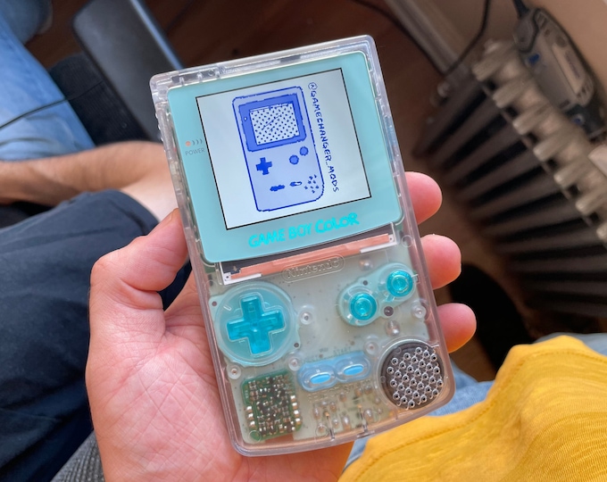 Custom Q5 IPS LED Logo Xl BACKLIT Funnyplaying Nintendo Gameboy Color ...