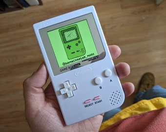Game Boy Pocket IPS LCD Backlight Modded! 36 Different Color Screen ...