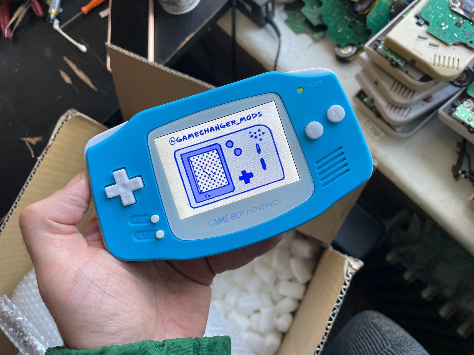 Custom IPS Modded Gameboy Advance Backlight With New Buttons - Etsy