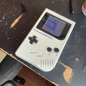 Custom Backlit Gameboy DMG, Modded Bivert Nintendo Game Boy With Glass ...