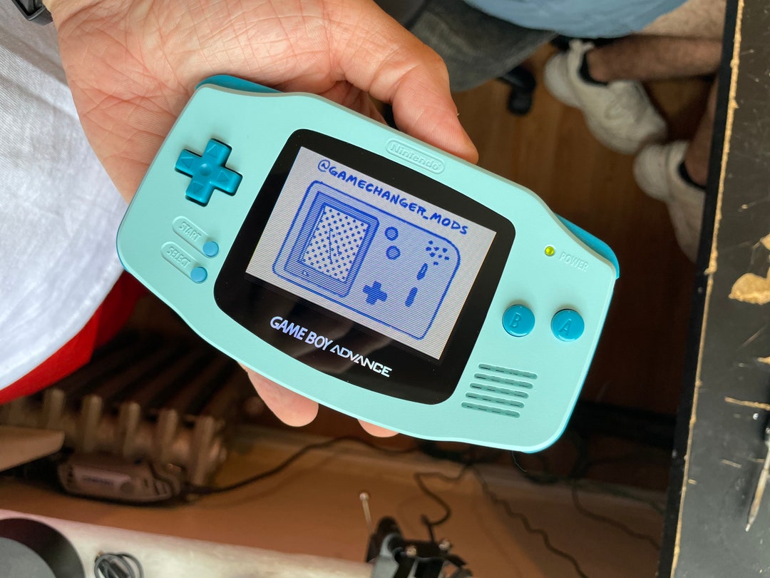 Custom IPS V3 Modded Gameboy Advance Backlight With New Buttons, Shell ...