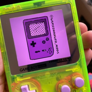Game Boy Pocket IPS LCD Backlight Modded! 36 Different Color Screen ...