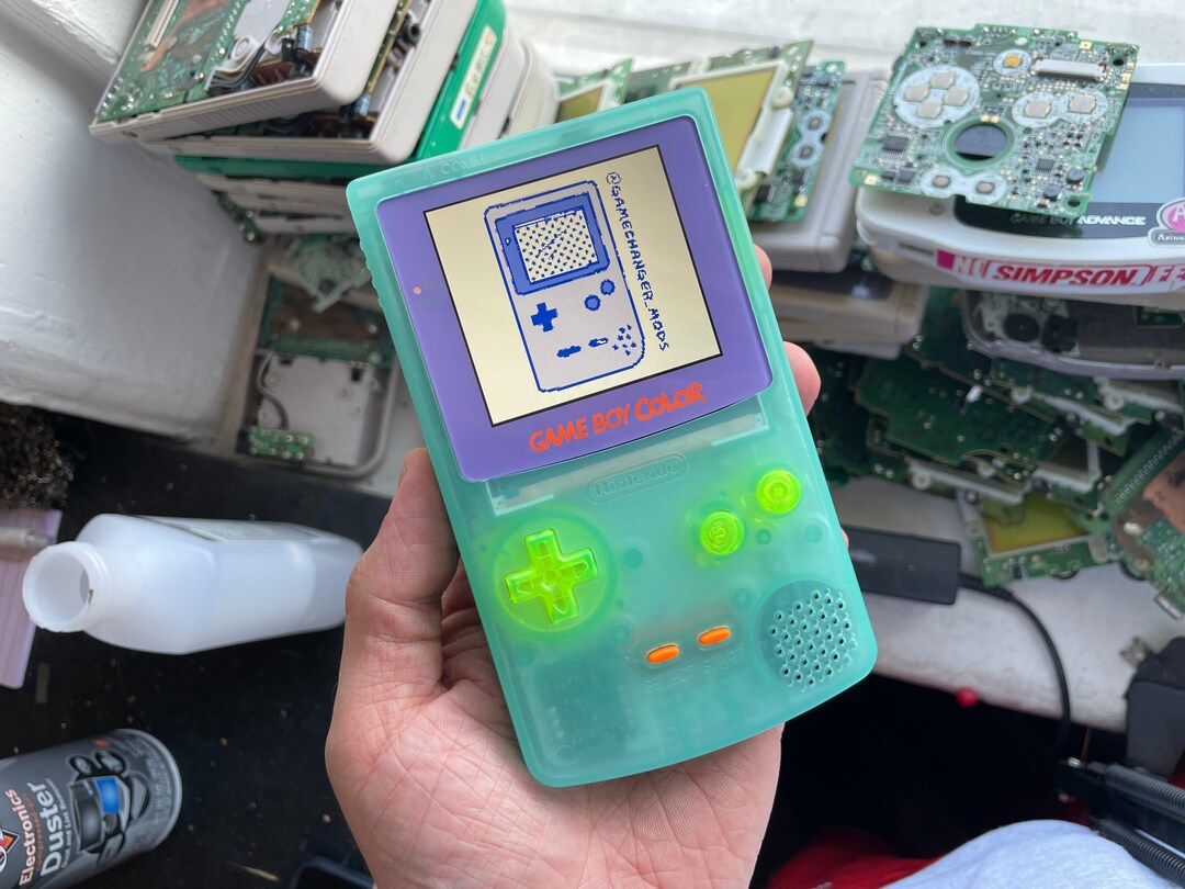 Custom Q5 IPS LED Logo Xl BACKLIT Funnyplaying Nintendo Gameboy Color ...