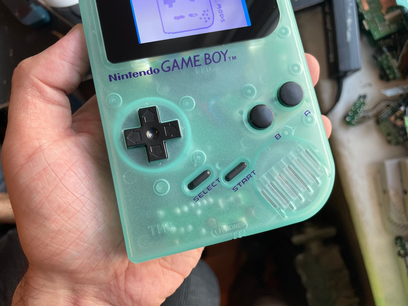 Glow in the Dark Backlit Gameboy DMG Modded Bivert Nintendo - Etsy