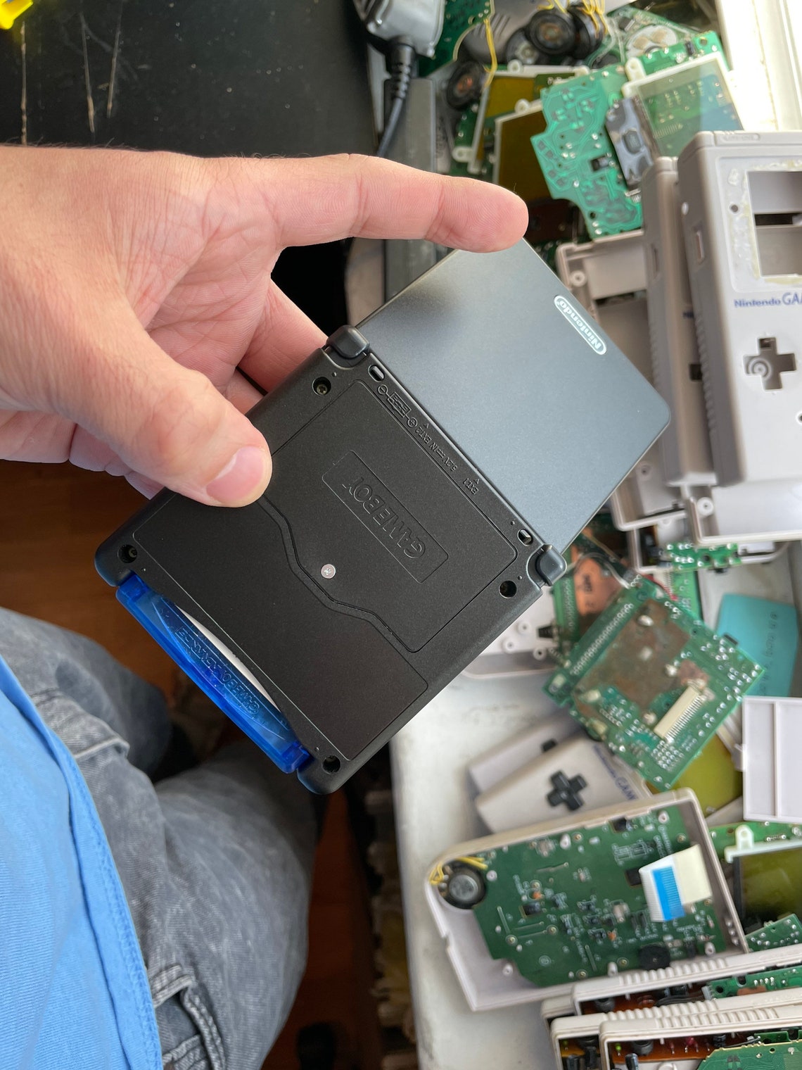 Custom GBASP IPS Modded Gameboy Advance SP Backlit Screen - Etsy