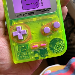 Game Boy Pocket IPS LCD Backlight Modded! 36 Different Color Screen ...
