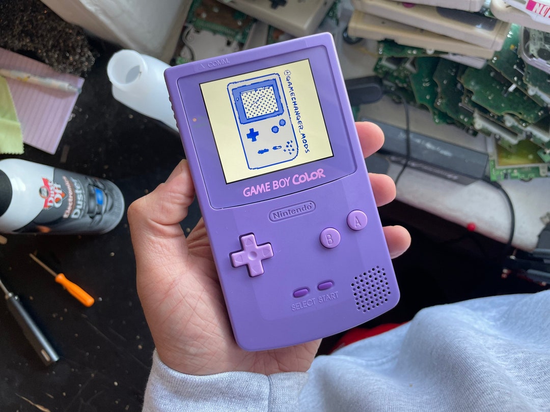 Custom Q5 IPS LED Logo Xl BACKLIT Funnyplaying Nintendo Gameboy Color ...