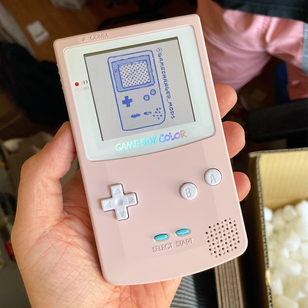 Custom Q5 IPS Extra Large Screen BACKLIT Nintendo Gameboy Color and ...