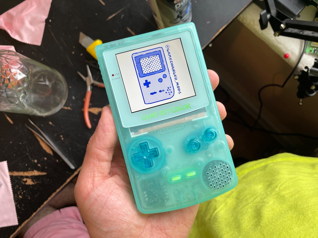 Custom Q5 IPS LED Logo Xl BACKLIT Funnyplaying Nintendo Gameboy Color ...