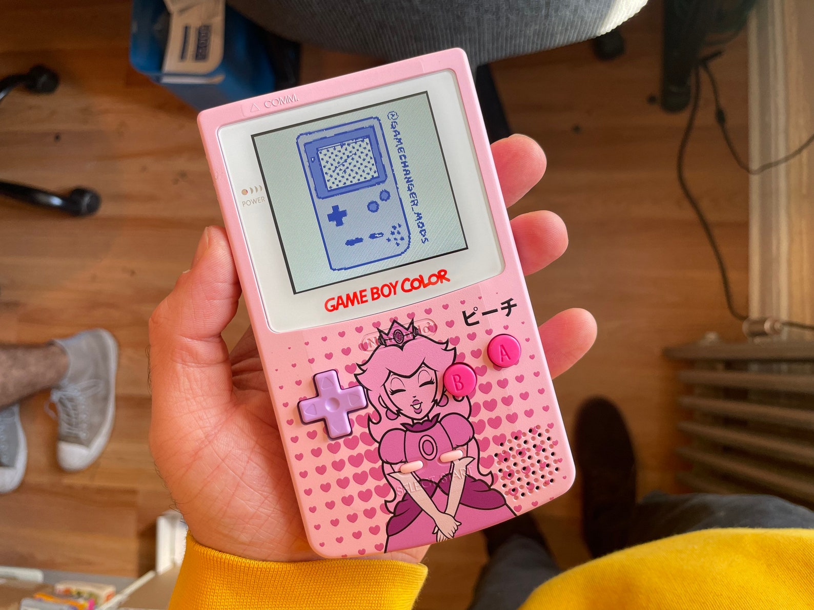 Custom BACKLIT Nintendo Gameboy Color Princess PEACH and Free - Etsy