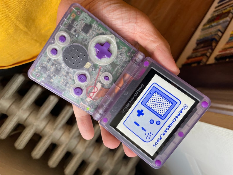 Custom GBASP IPS Modded Gameboy Advance SP Backlit Screen - Etsy
