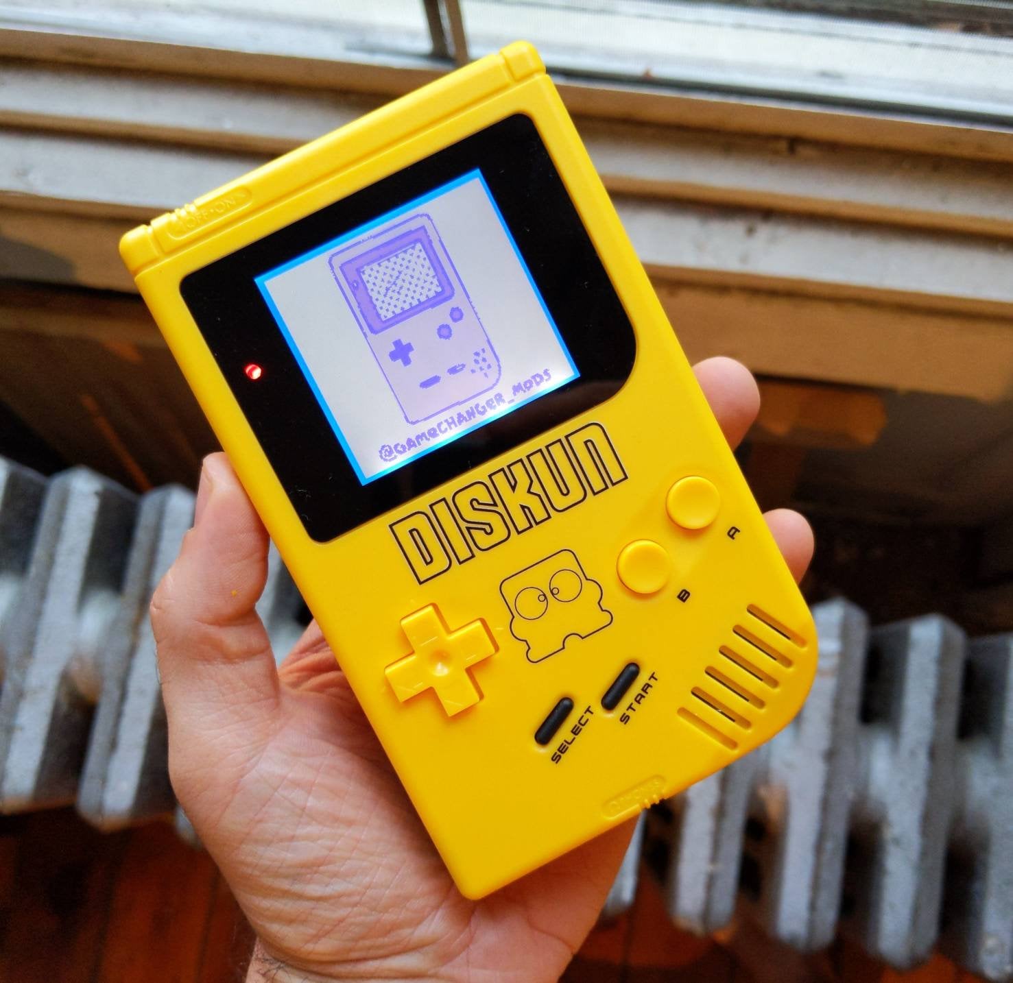 Custom backlit Gameboy DMG Diskun modded bivert Nintendo | Etsy