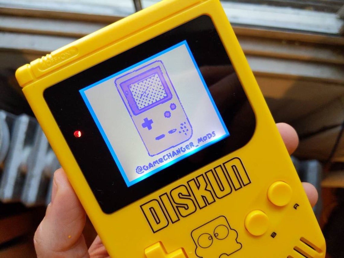 Custom Backlit Gameboy DMG Diskun Modded Bivert Nintendo Game - Etsy ...